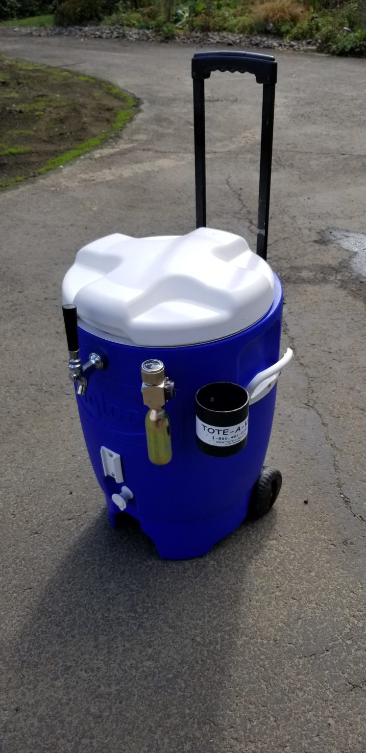 Tote-A-Keg rolling kegerator – PhDBrewer